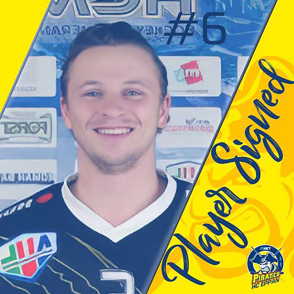 Andreas Radin nuovo giocatore dell'HC Eppan Pirates