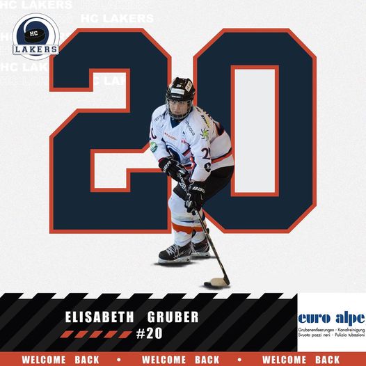 Elisabeth Gruber confermata dall’HC Lakers