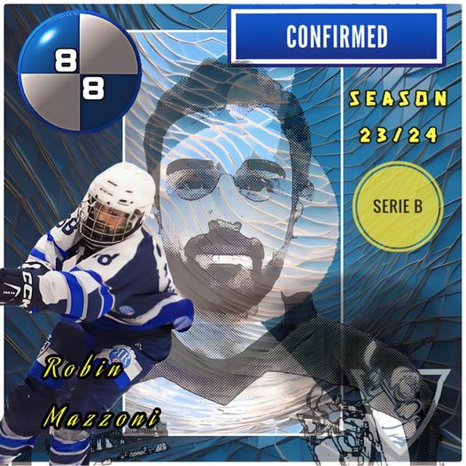 Robin Mazzoni confermato dall'Hockey Forlì