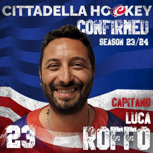 Luca Roffo confermato dal Cittadella Hockey