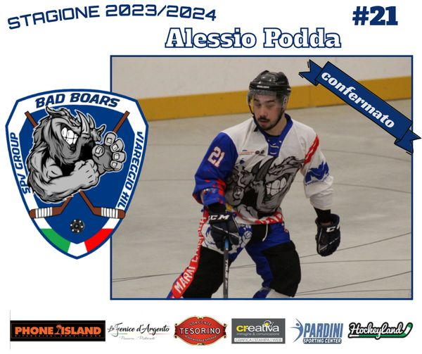 Alessio Podda confermato dai Bad Boars Viareggio