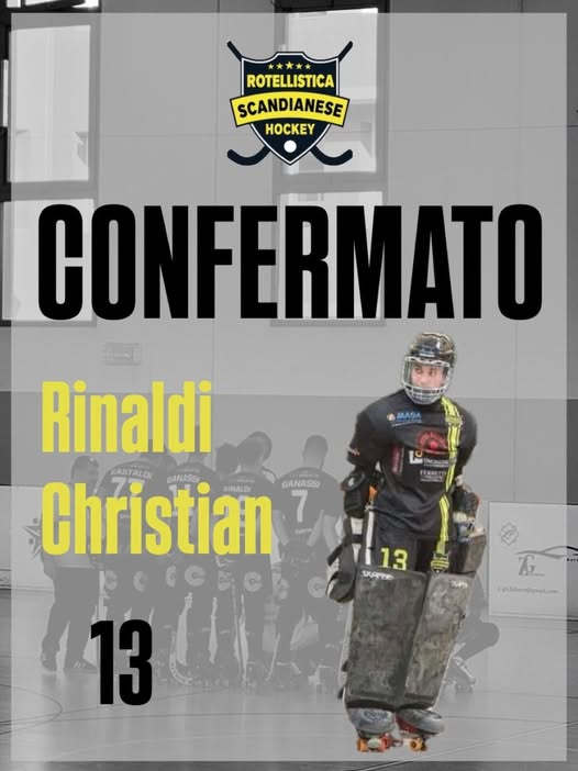 Christian Rinaldi confermato dalla Rotellistica Scandianese per la ...
